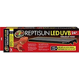 Zoo Med Reptisun Led Uvb Terrarium Hood, 24"