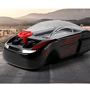 CYFG Hand-Held Portable Car Adventure Game Machine Speed, Children's Toy Manual Puzzle Simulation Racing Machine Steering Wheel (Red,1Pcs)