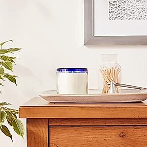 Paddywax Candles La Playa Collection, Naturally Scented Candle, 9 Ounces, Cobalt Rim - Salted Blue Agave