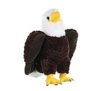 Wild Republic Bald Eagle Plush, Stuffed Animal, Plush Toy, Gifts for Kids, Cuddlekins 12 Inches