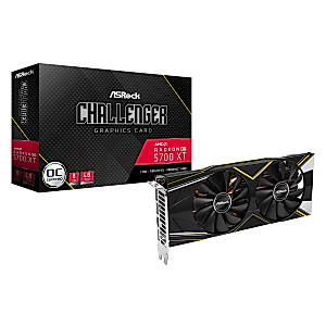 ASRock VCX RX 5700 XT Challenger D 8G OC 8GB GDDR6 PCIE 256B HDMI 3xDP Retail (RX5700 XT CHALLENGER D 8G OC)