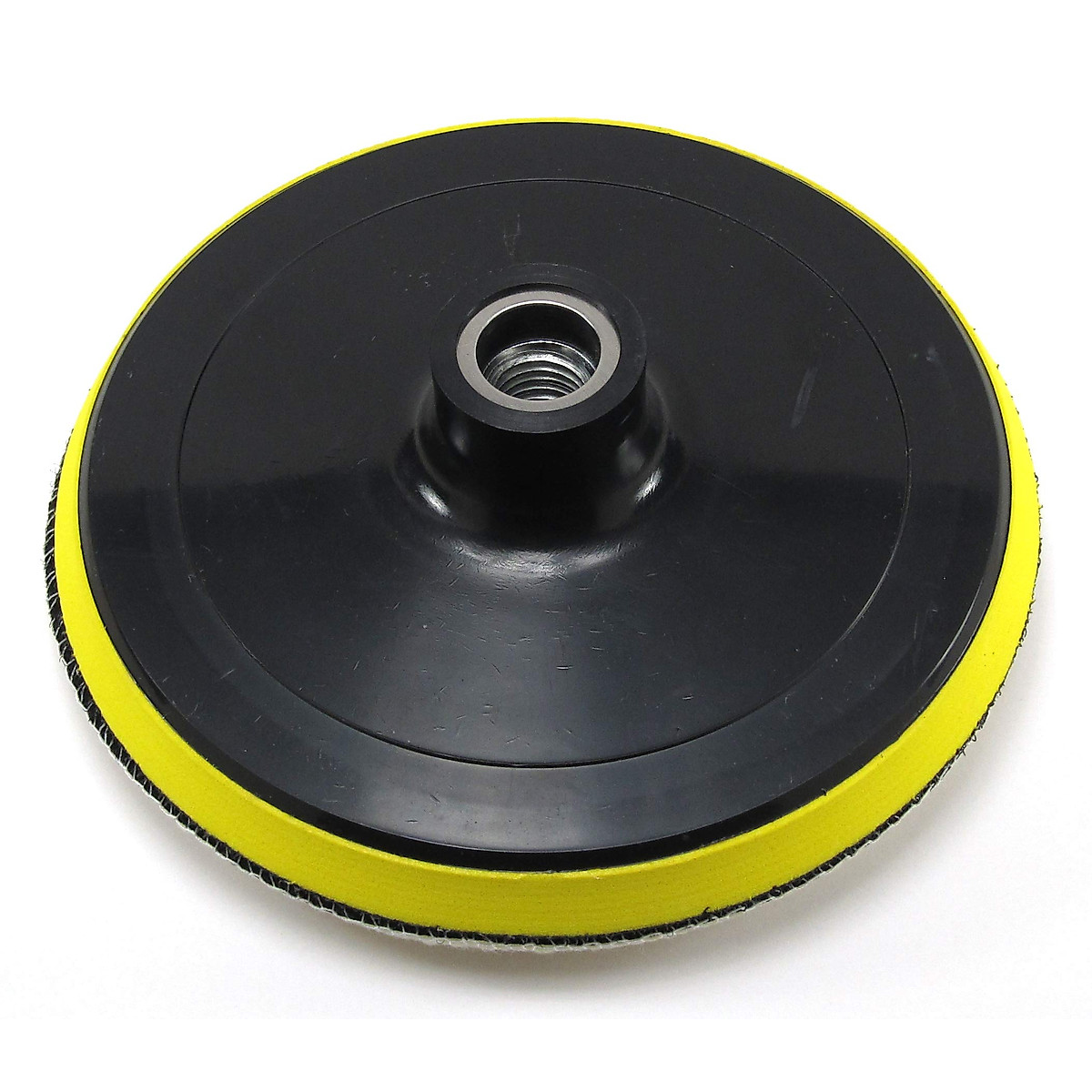 Elitexion 6 inches Backing Plate for Polishing Buffering Soft Wool with Hook and Loop Pad - 5/8 inch TPI Spindle