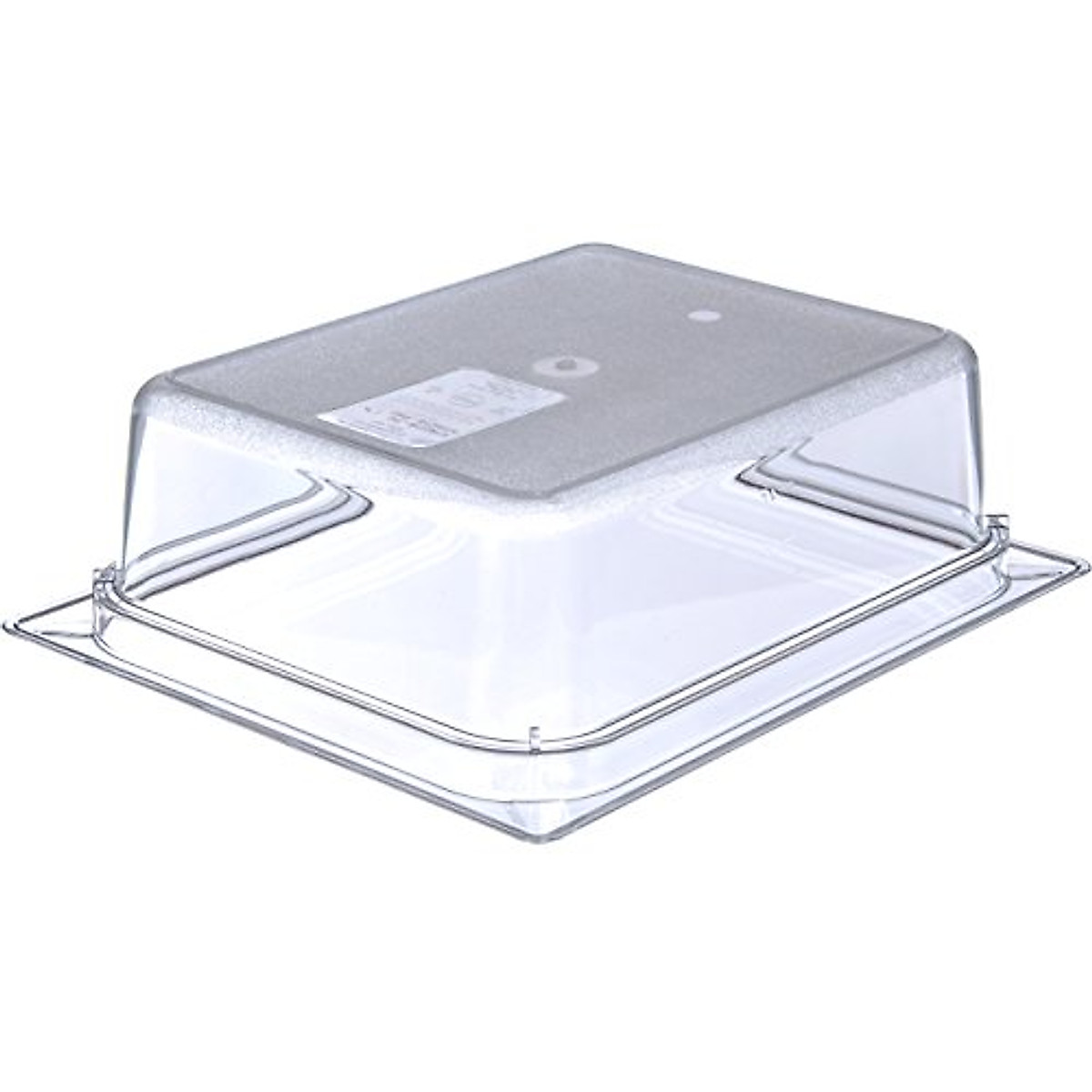 Carlisle FoodService Products 10221B07 StorPlus Half Size Food Pan, Polycarbonate, 4" Deep, Clear