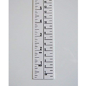 Height Rule – Fractional/Metric – 80 Inch/203 Centimeter Long – White