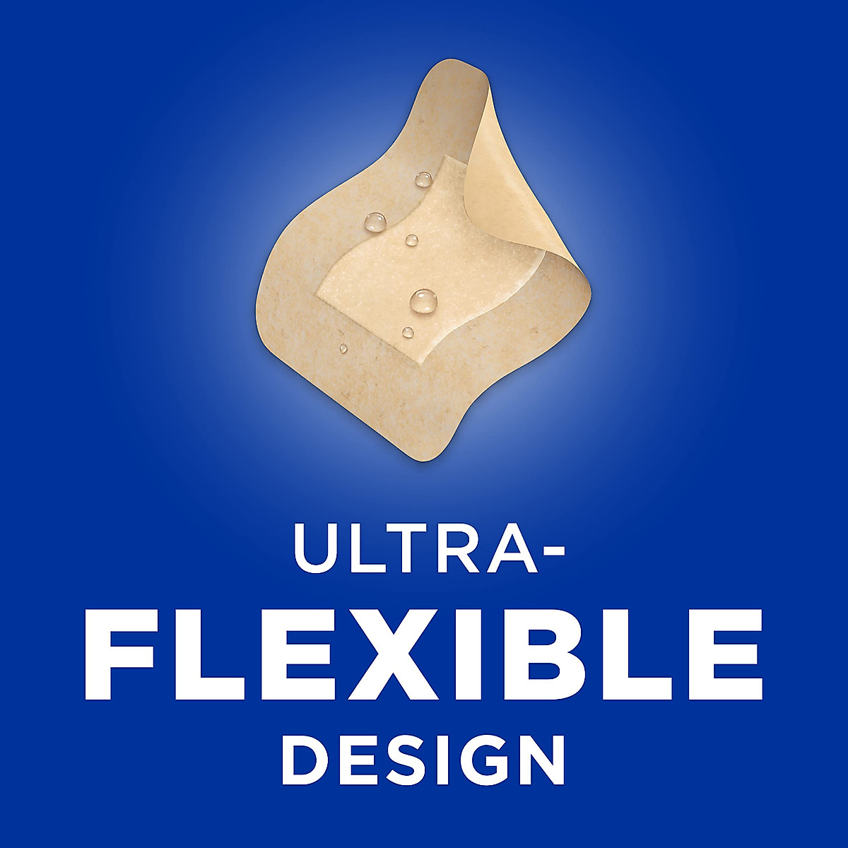 Band-Aid Brand Water Block Flex Large Adhesive Pads, 100% Waterproof Bandage Pads for First-Aid Wound Care of Minor Cuts, Scrapes & Wounds, Ultra-Flexible Design, Sterile, Large, 6 ct