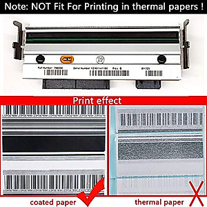 Replacement Parts for Printer PRTA19360 2Pcs/Lot Compatible 79800M ZM400 Thermal Printhead Print Head for Zebra ZM400 RZ400 203dpi Barcode Printer