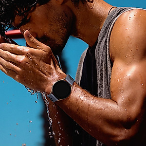 Lerobo Band Compatible with Samsung Galaxy Watch 7/6/5/4 Band/Watch 5 Pro Band 45mm/Active2 40mm 44mm,Galaxy Watch 6 4 Classic 43mm 47mm Sport Strap,20mm Silicone Watchband Sport Strap for women men