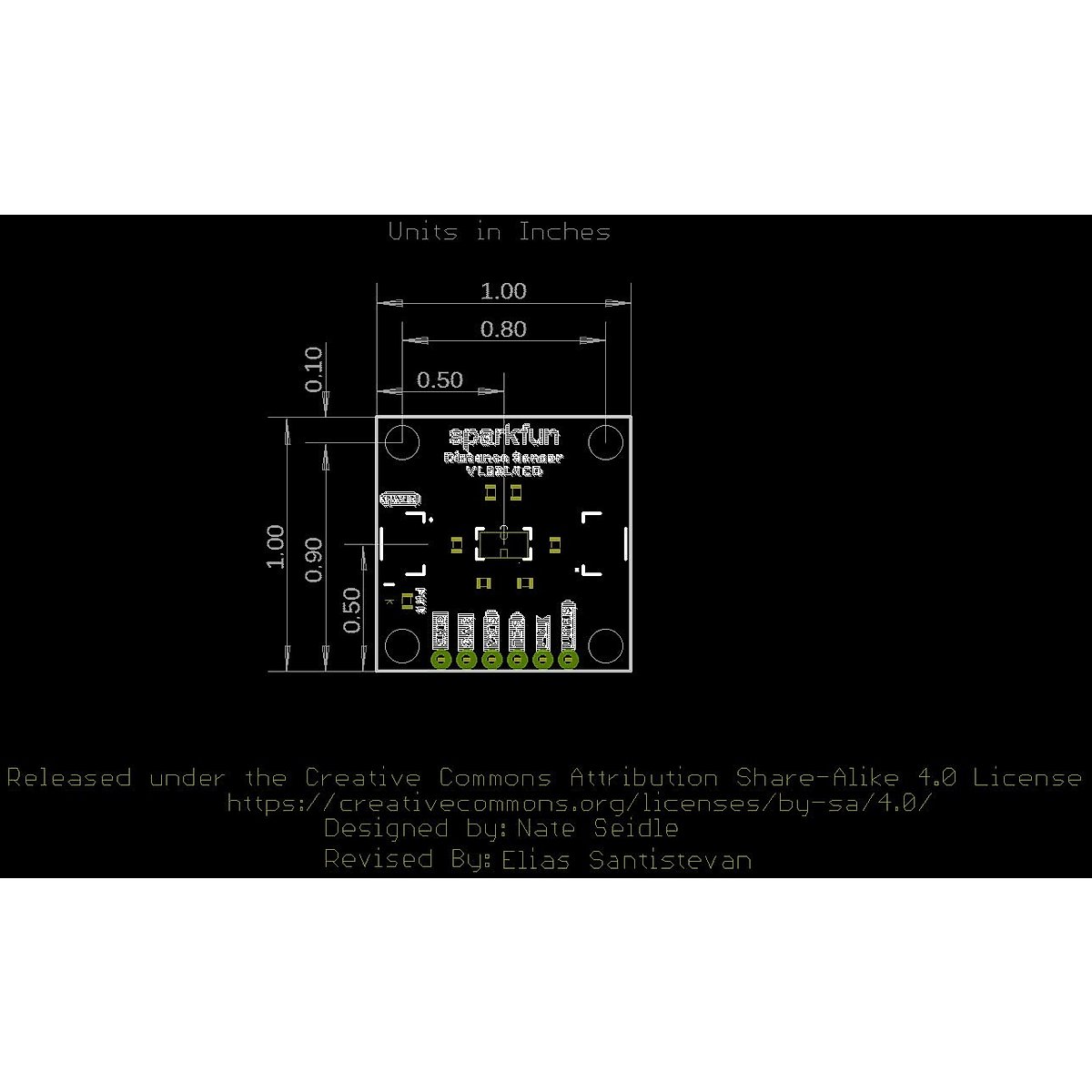 SparkFun Distance Sensor - 1.3 Meter, VL53L4CD (Qwiic) - 1mm to 1300mm Measurement Distance - 1 Millimeter Precision Resolution with Around +/-7mm Accuracy - 2.6V to 3.5V Power Requirement
