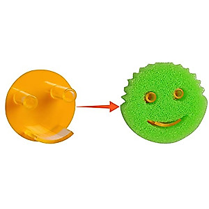 2 Pack Sponge Holder - Sponge Caddy - Suction Sponge Holder, Sink Organizer for Kitchen and Bathroom, Suction Cup Installation, NOT Include Sponge