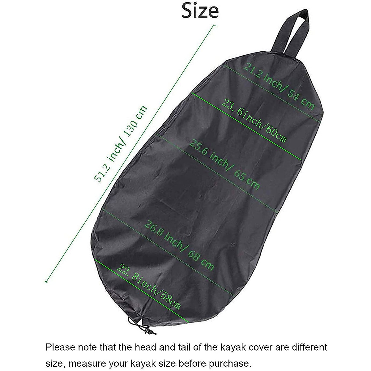 Linkhood Breathable Adjustable UV50+ Blocking Kayak Cockpit Cover Seal Cockpit Protector Ocean Cockpit Cover 51.2" x 25.6"(X-Large)