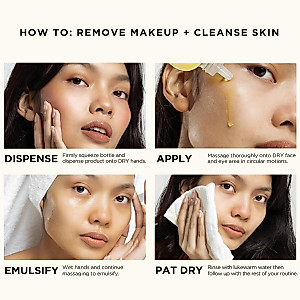 HALEYS Cleansing Oil, Removes Waterproof Makeup, Sunscreen, Impurities - Gentle & Nourishing Korean Facial Cleanser, Makeup Removal with Olive Oil & Vitamin E - All Skin Types (Sensitive)