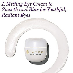 Tatcha The Silk Peony Melting Eye Cream: Hydration with Line-Smoothing Liquid Silk for Youthful Radiant Eyes, 15 ml | 0.5 oz