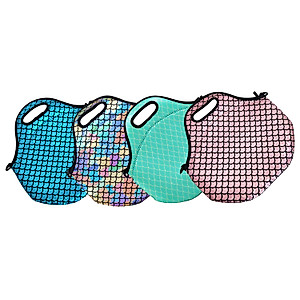 YOUDA Insulated Lunch Bag Neoprene Shoulder Lunch Tote Boxes Bags for Women Men Work Office Outdoor Picnic Travel (Colorful)