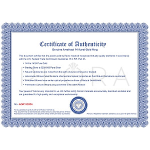 PEORA Amethyst Signature Ring for Women 14K White Gold, Natural Gemstone Birthstone, 1.50 Carats trillion Cut 8mm, Comfort Fit, Size 8