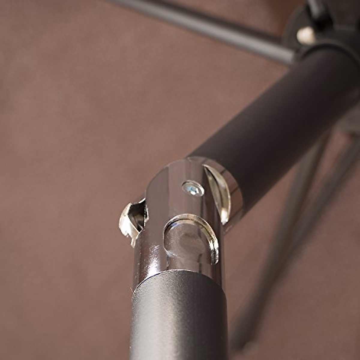 Bestmart INC New Outdoor Patio Garden Sun Proof Patio Umbrella Yard Beach with Crank Tilt 100% Polyester Fabric (8FT Tan)