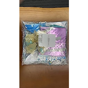 Mermaid Party Decorations, Mermaid Birthday Decorations with Happy Birthday Banner/Balloons Photo Prop/Hanging Swirl Decors (Blue, Decorations)