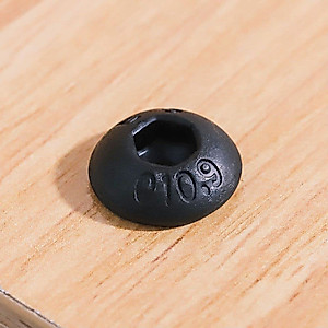 Glvaner M10-1.5 x 40mm (10 pcs) Button Head Socket Cap Screws Bolts, Black Oxide Finish, 10.49 Grade Alloy Steel, Full Thread, Allen Hex Drive