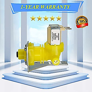 000009120, 000008483 Water Inlet Valve，000008487 Freezer Inlet Valve, 120V, 60Hz, 5W Compatible with IH9120 Manitowoc Ice Machine - Valve Only, 2-Year Warranty