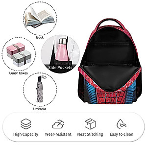 WAGATI Kids Anime School Backpack Boy And Girl 3D Printed Backpack Lightweight Travel Book Bags Back Packs Teens Bookbags