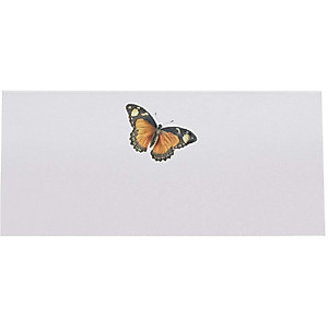 Monarch Butterfly Place Cards, Set of 25, Pre-cut and Scored - Wedding, Party, Dinner, and Special Events - Made in the USA