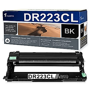 HUIAYA DR223CL Drum Unit Compatible Replacement for Brother DR223CL DCP-L3510CDW L3550CDW MFC-L3710CW L3770CDW HL-3210CW 3230CDW Printer, 1 Pack Black