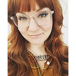 ZENNI Blue Light Blocking Glasses for Women Men Square Frame Relieve Digital Screen Eye Strain TR90 Light Eyewear