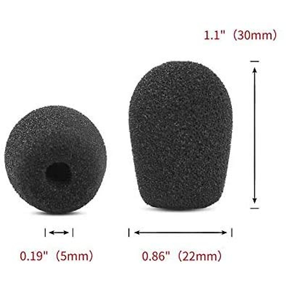 YunYiYi Replacement Earpads Ear Cushion Compatible with BlueParrott B550-XT b550xt Noise Canceling Bluetooth Headset Cover Repair Parts (B550XT Earpads + Microphone Foam)