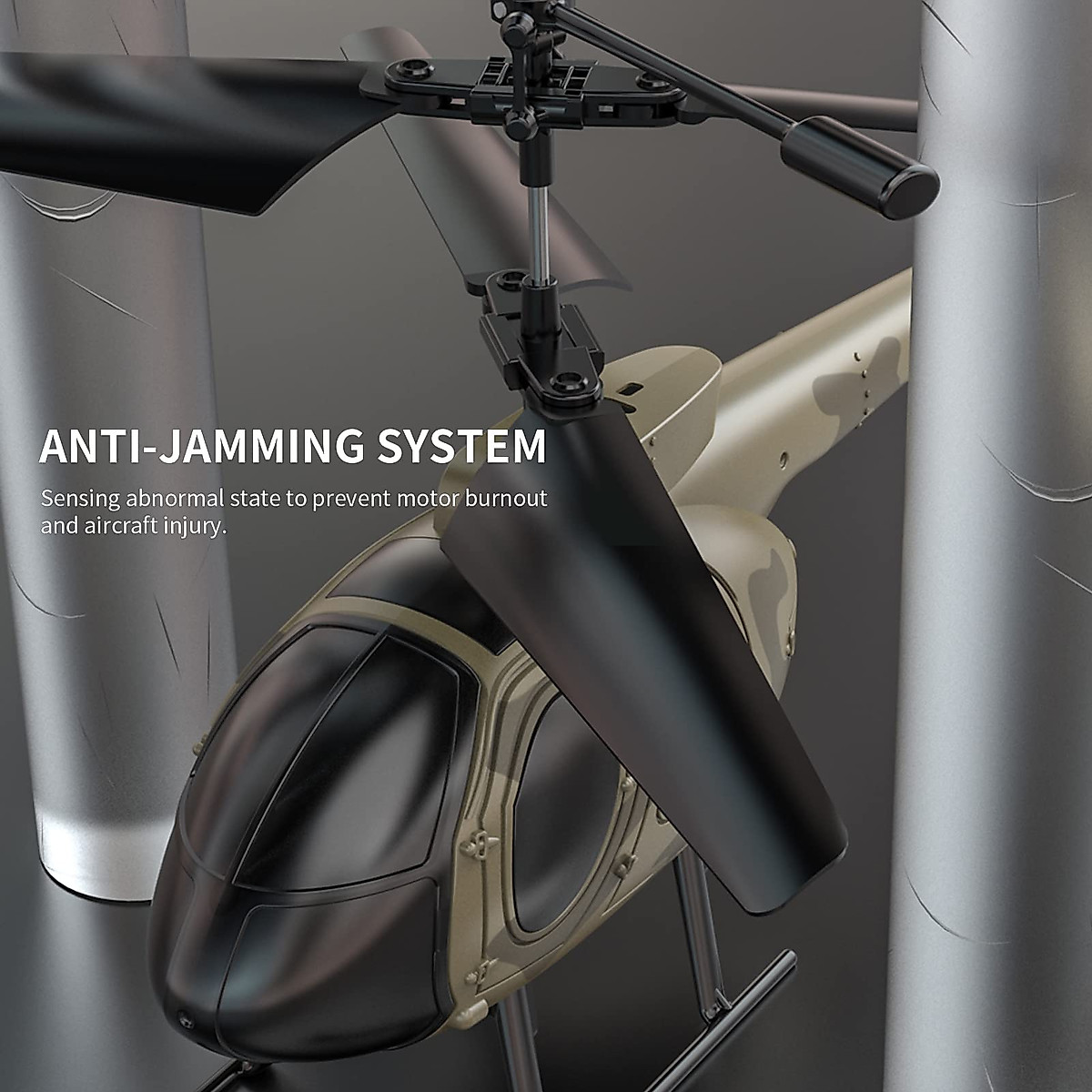 GoolRC RC Helicopter Remote Control Helicopter Toys for Boys 2.4GHz RC Drone Remote Control Plane Gyro Stabilization RC Airplane Altitude Hold Toy Gift for Boys Girls Adults 3 Batteries