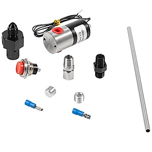Deecaray 16030NOS-4AN Line Purge Valve Kit with Instructions，Suitable for "Purging" Nitrous Oxide（11-Piece）