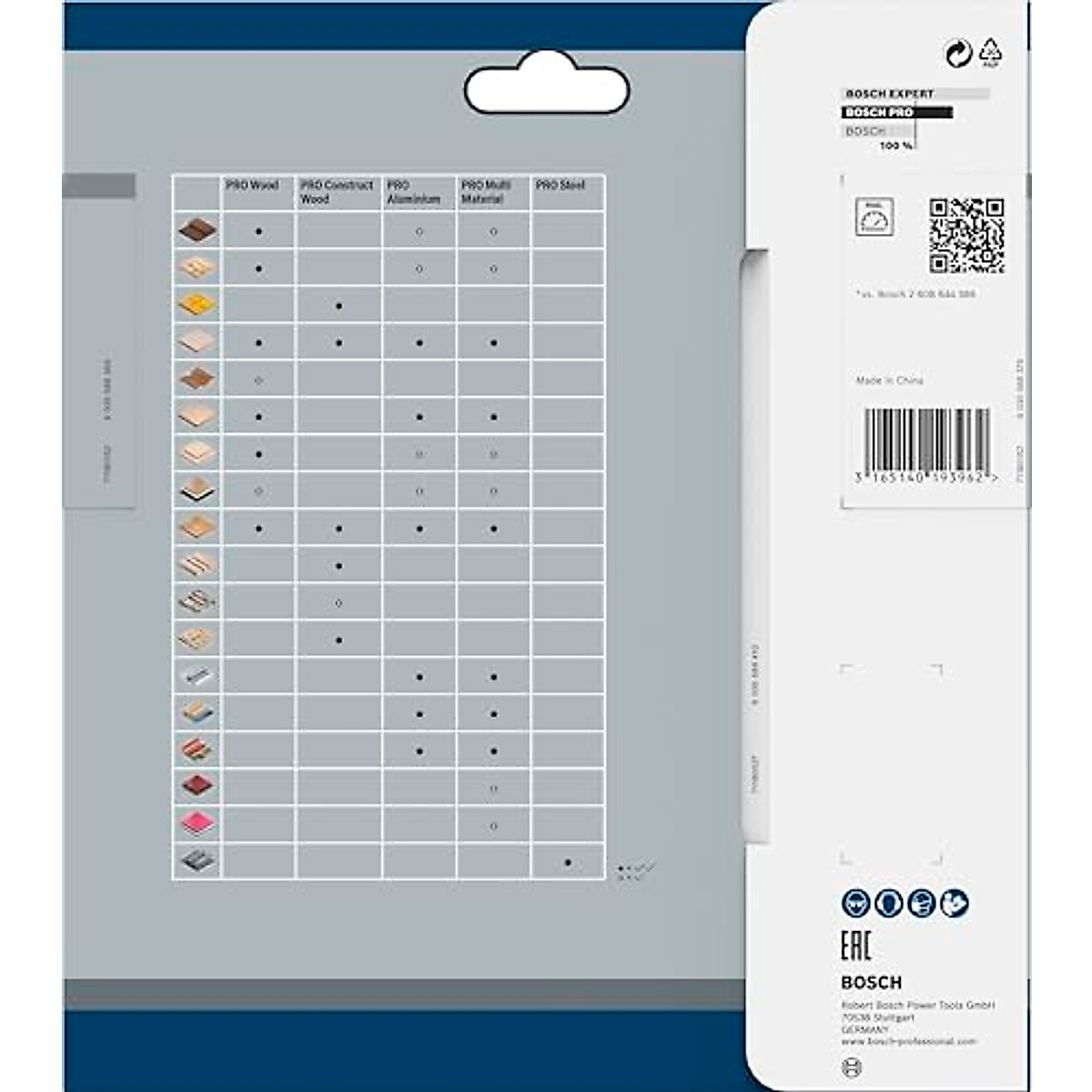 Bosch 2608640602 Circular Saw Blade"Top Precision" Opwoh 6.5inx30mm 24T