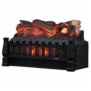 Duraflame 20" Electric Fireplace Log Set Insert and Fire Crackler Combo with Infrared Quartz Set Heater and Realistic Ember Bed and Logs - DFI021ARU-CSFC