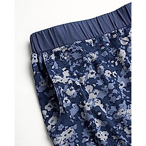 Lucky Brand Women's Pajama Set - 3 Piece Long Sleeve Night Shirt, Sleep Pants, Lounge Shorts (S-XL), Size X-Large, Denim Blue