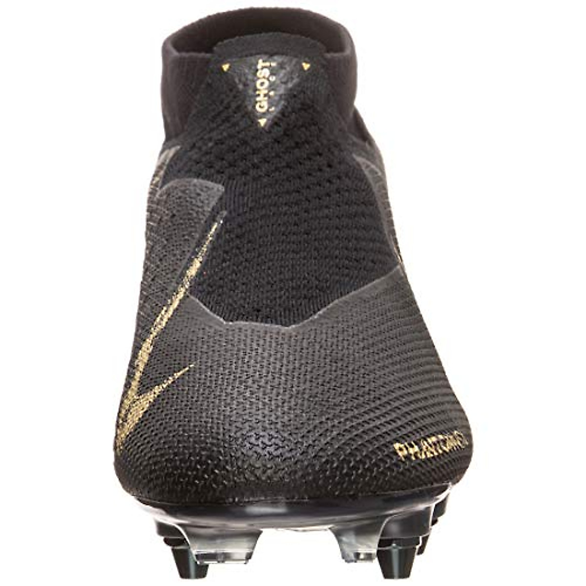 Nike Phantom VSN Elite DF SG-Pro AC Mens Football Boots AO3264 Soccer Cleats (UK 6 US 7 EU 40, Black Vivid Gold 077)