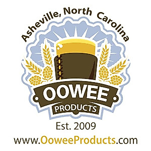 Oowee Products | Compass Leather Wrapped Flask | Box Set | Comes with an 8 Ounce Copper Plated Flask| Genuine Leather | Made in the USA