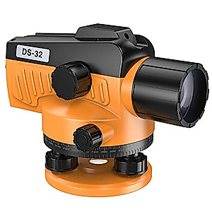 Aihand 32x Automatic Optical Level with Self-Leveling Magnetic Dampened Compensator, Height/Distance/Angle Measurement Level Tool for Builders, IP54 Waterproof Metal Level