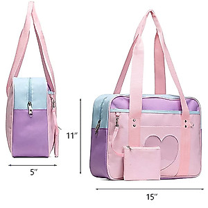 BOYOWO Japanese Bag kawaii wallet Anime Sticker tote bag ita bag crossbody kawaii stuff cute school supplies aesthetic messenger bag backpacks for woman essentials