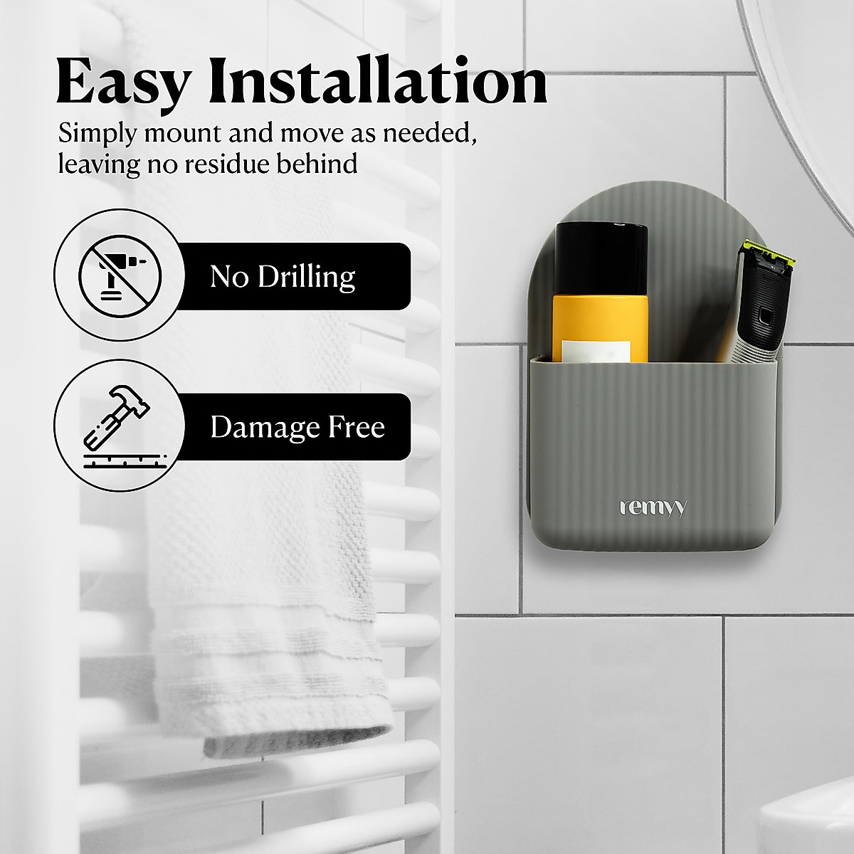 Remyy Silicone Shower Caddy