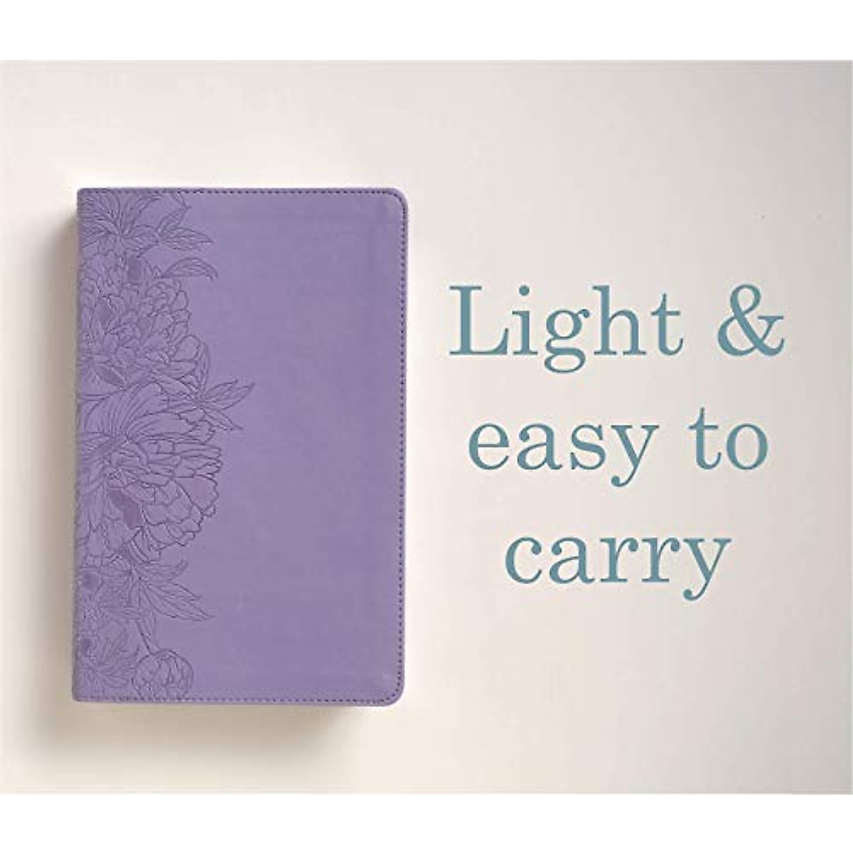 KJV Personal Size Giant Print Holy Bible (Red Letter, LeatherLike, Peony Lavender, Indexed): Includes Free Access to the Filament Bible App Delivering ... Notes, Devotionals, Worship Music, and Video