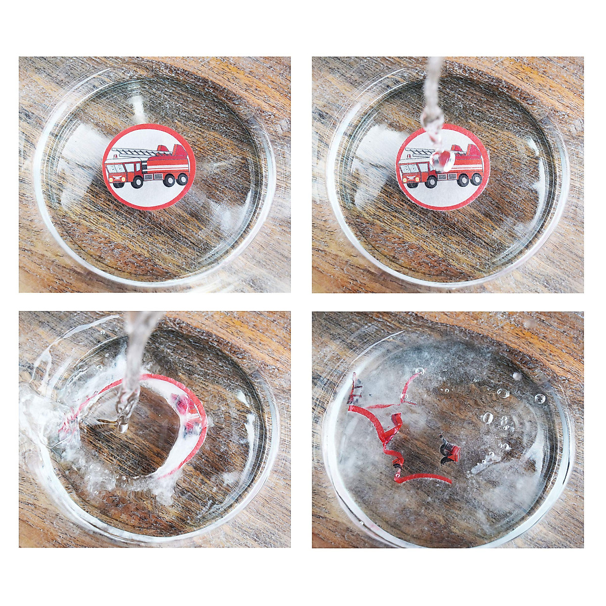 75 Pack Toilet Targets for Boys, Potty Training Flushable Targets, 2 X 2 Inch Paper Tinkle Targets for Boys, 100% Biodegradable and Sewage Safe, Pee Targets for Boys Training