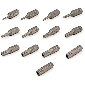 VETCO Security Torx Bit Sets T-5 - T40 (13-Piece)