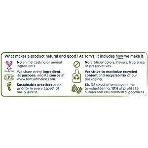 Tom's of Maine Fluoride Free Children's Toothpaste, Silly Strawberry, 4.20 oz