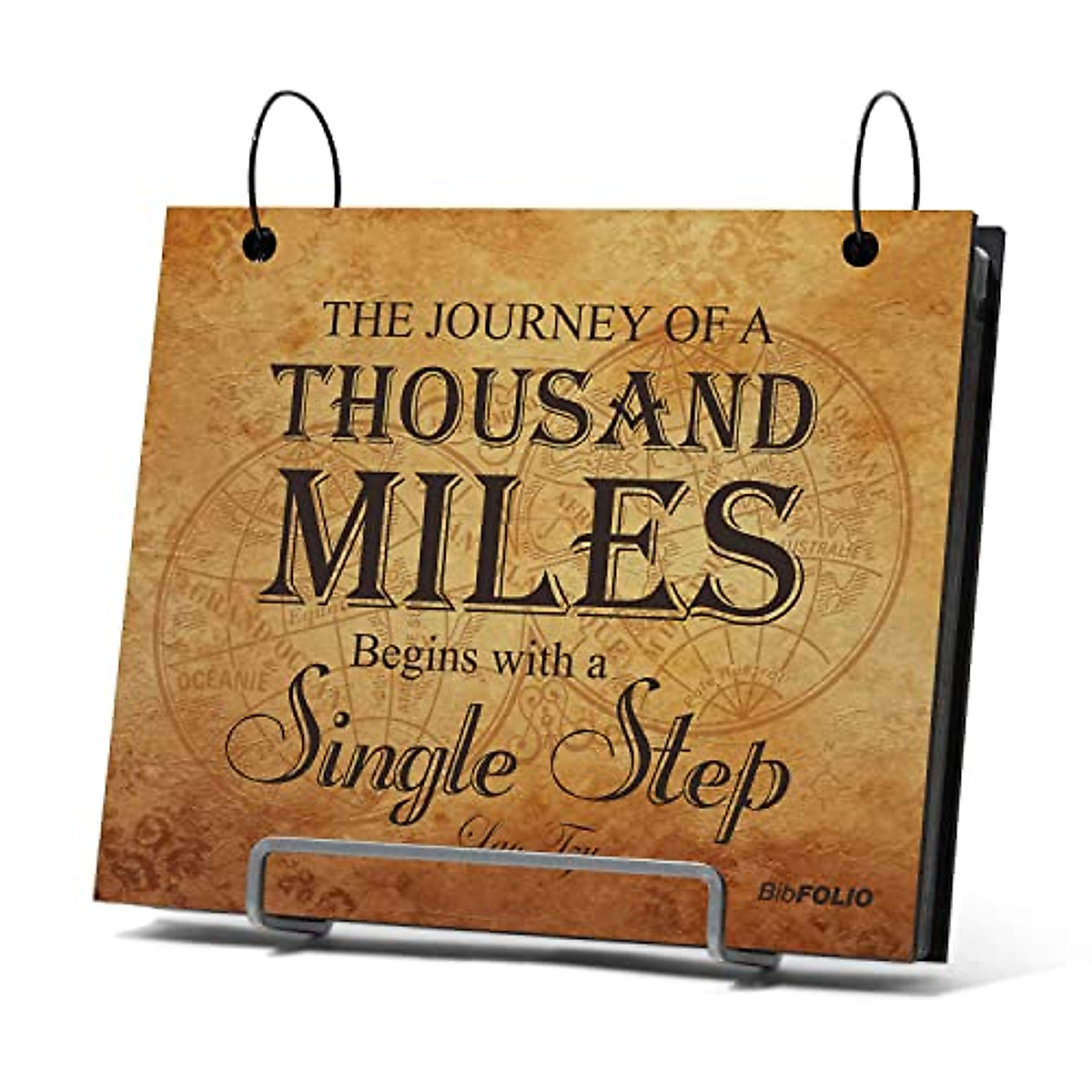 Gone For a Run BibFOLIO® Race Bib Album | Bib Holder The Journey of A Thousand Miles