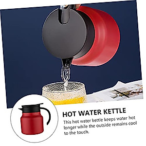 FELTECHELECTR Stainless Steel Pot Small Coffee Machine Simple Coffee Maker Electric Kettle Tea Pot Hot Water Kettle Vacuum Water Kettle Stainless Steel Tea Kettle Water Jug Coffee Kettle