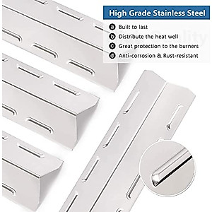 Adviace Grill Replacement Parts for BBQ Pro Kenmore 146.47468610 146.16153110 146.47469610 146.30213510 146.23680310 146.23770310 5 Burner 40800023 Flame Tamer 40700125 Burner Crossover Tubes