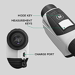 Range Finder Golf, Flag Lock and Pulse Vibration Golf Rangefinder, Fast Focus and Continuous Scan Golf Range Finder, 650 Yards USB Charging Golf Accessories for Men Disc for Golfing, Hunting