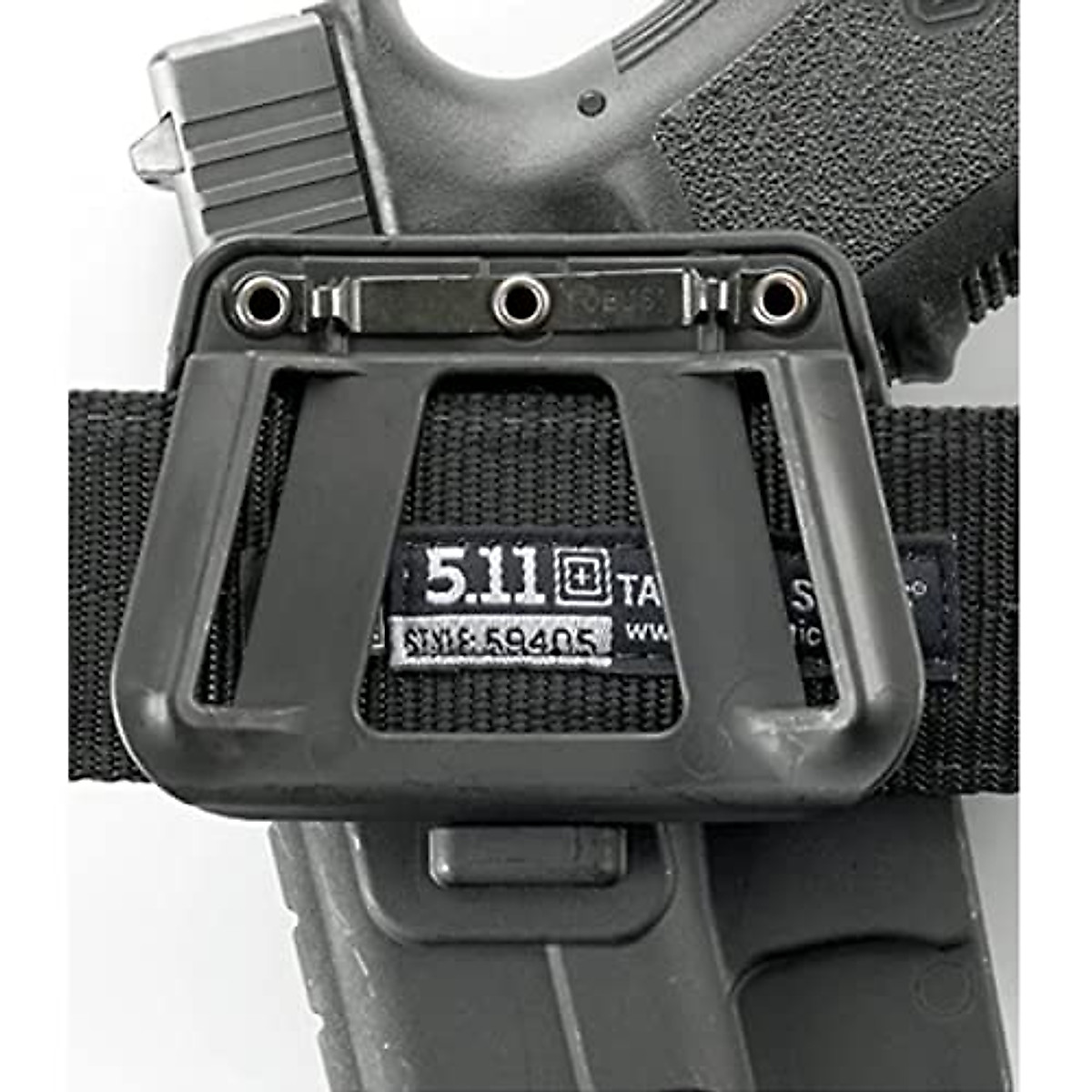 Fobus GL2E2BH Concealed Carry OWB Belt Holster for Glock 17, 19, 19X, 22 (Gen 1-4), 23 (Gen 1-4), 31, 34, 35, 44, 45, Right Handed