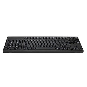 GOWENIC 109 Keys Left Handed Keyboard, Multimedia USB Ergonomic Keyboard, Plug and Play Office Keyboard, Reduce Back and Shoulder Strain to Improve Posture