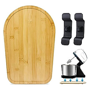 Appliance Slider Bamboo Mixer Slider Kitchen Appliance Sliders for 4.5-5qt Countertop Mixer Mover Sliding Tray Stand Mixer Appliance Moving Tray Small Appliance Slider Stand Mixer Mat Slider Applianc