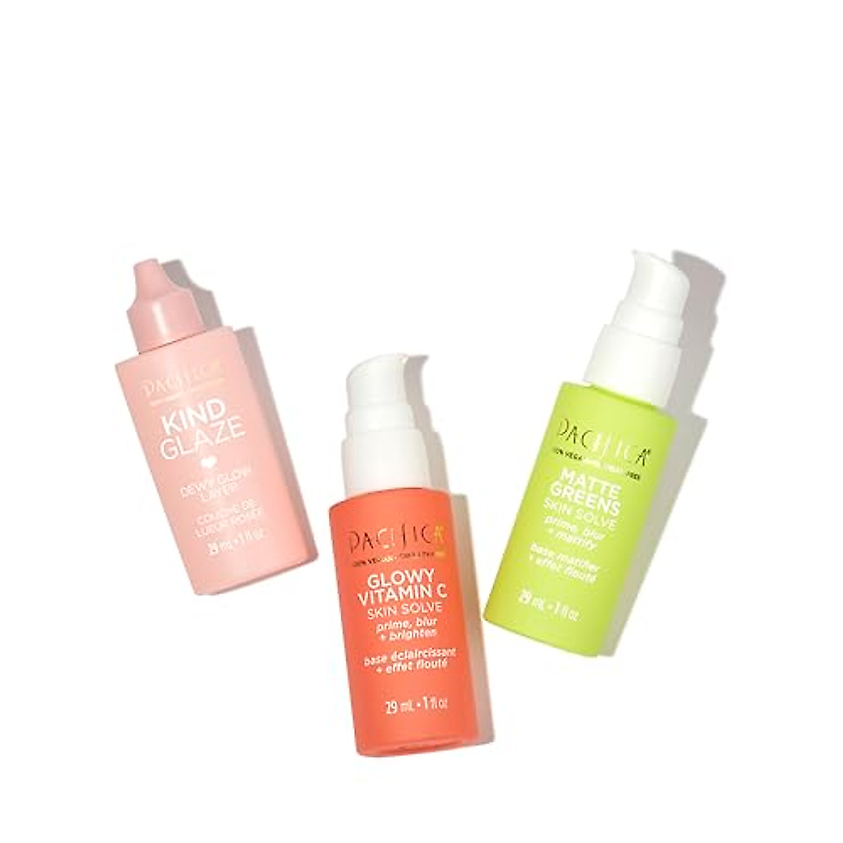 Pacifica Makeup Primer – Matte Greens Skin Solve Primer with Apple Fruit Extract, Niacinamide, Vitamin E & Kale for Pore-Blurring & Redness Reduction, Shine-Free Finish, Vegan & Cruelty-Free, 1 fl oz