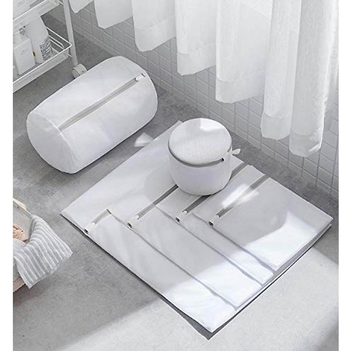 (6packs) Delicate Honeycomb Mesh Laundry Bag, Protective Clothes, Suitable For Bed Sheets, Quilt Covers, Coats, Windbreaker, Sweaters, T-shirts, Jeans And Other Items